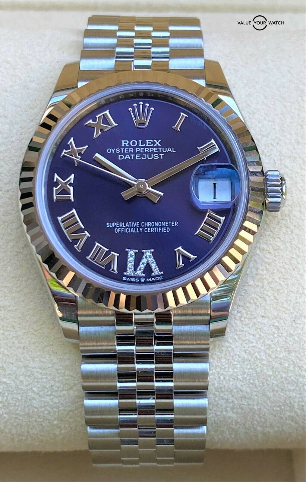 Rolex Datejust 278274 31mm Aubergine Dial BOXES/PAPERS | Value Your Watch