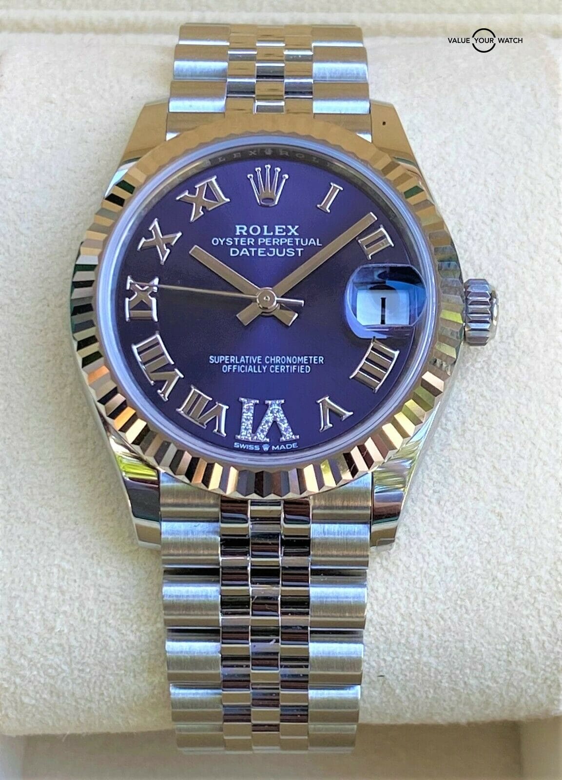 Rolex Datejust 278274 31mm Aubergine Dial BOXES/PAPERS | Value Your Watch