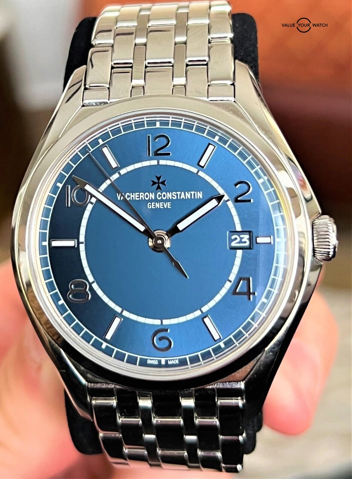 Vacheron Constantin FiftySix Automatic Blue Dial 40mm Stainless Steel ...