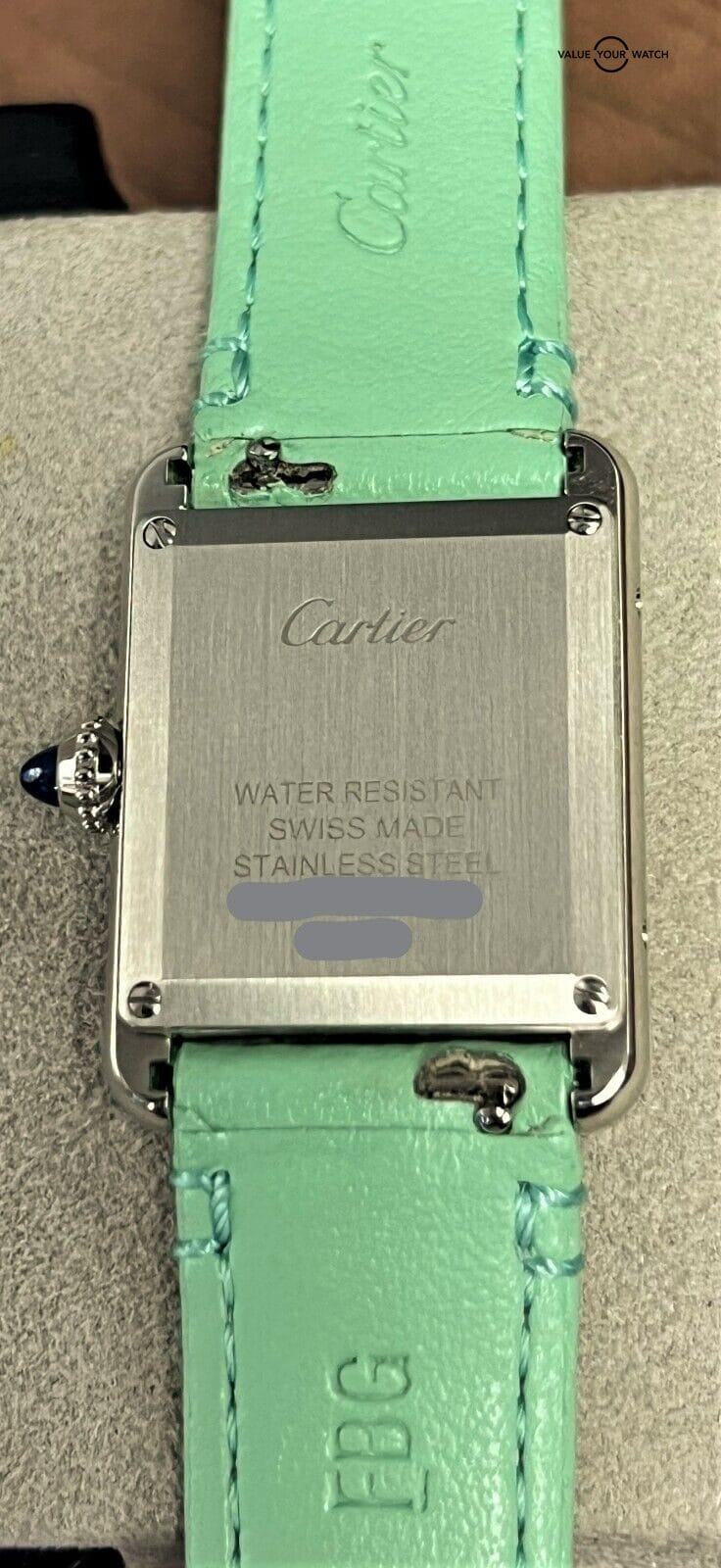 Cartier Tank Must Watch WSTA0061 Green 2022 BOXES/PAPERS! | Value Your ...