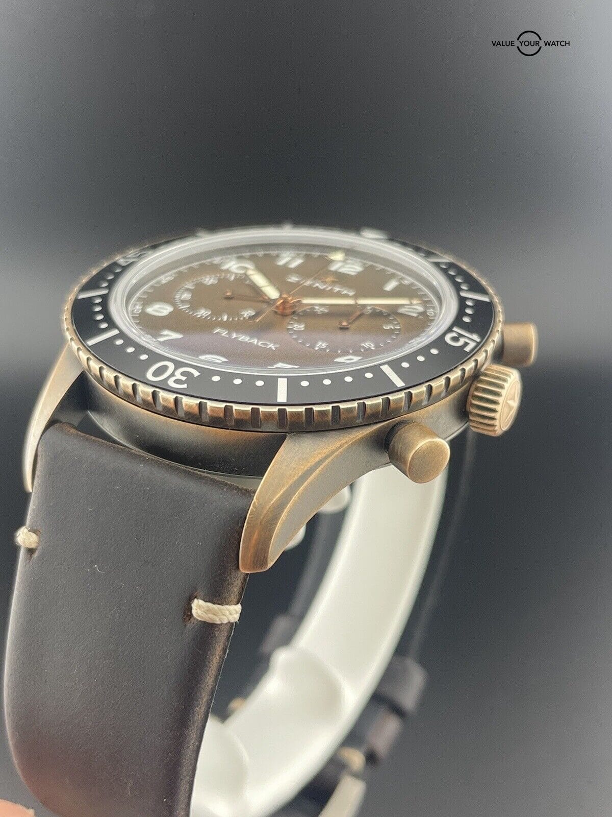 Zenith El Primero Pilot Cronometro Tipo Cp-2 Flyback Bronze 29.2240.405 ...