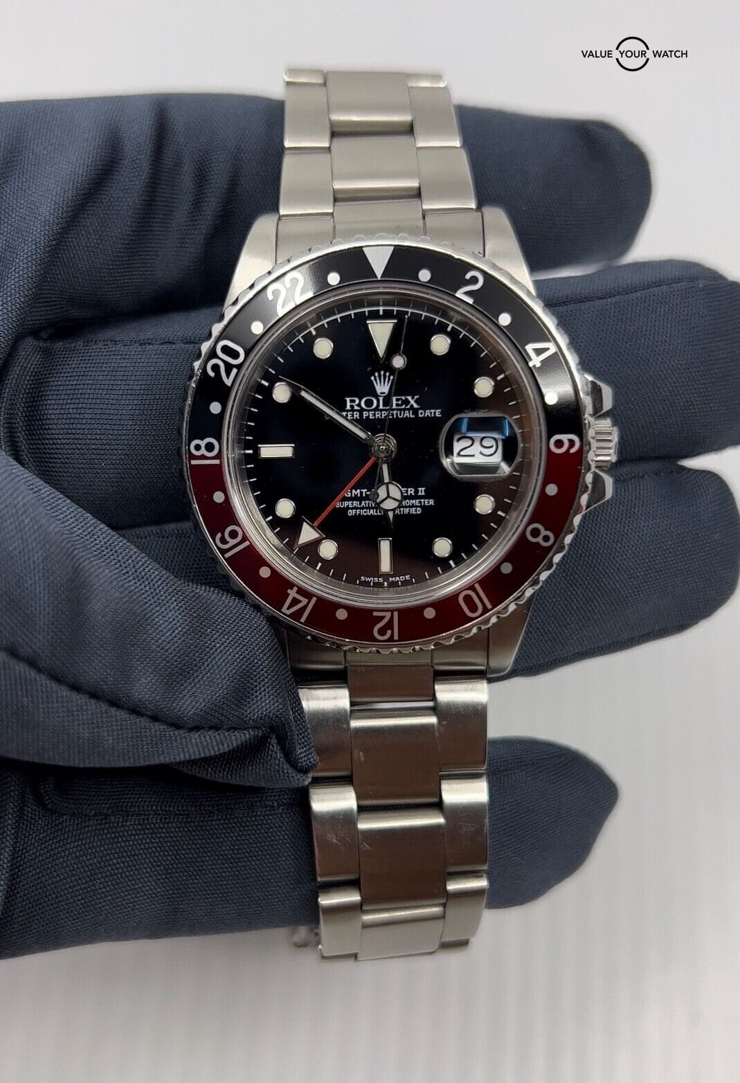 1988 Perfect Movement New Clasp GMT-Master II 16760 "Fat Lady" Coke ...