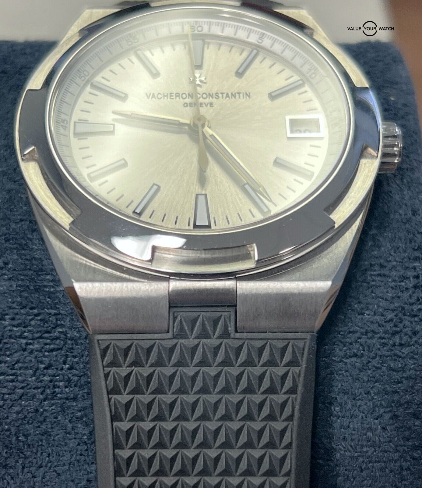 Vacheron Constantin Overseas 4500V Silver Dial 41mm 3 Straps Box/Papers ...