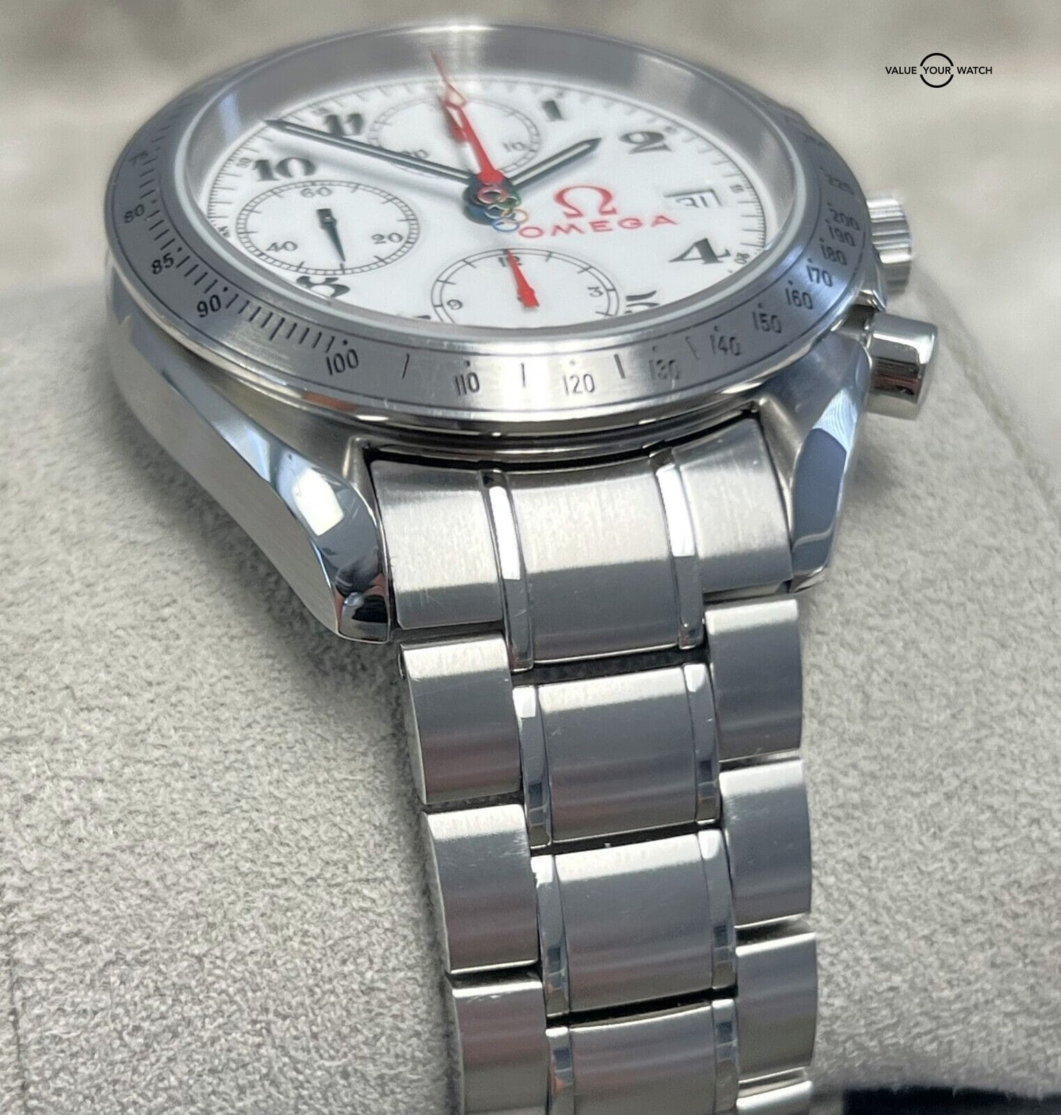 Omega Speedmaster Date Olympic Games 323.10.40.40.04.00 BOXES/PAPERS ...