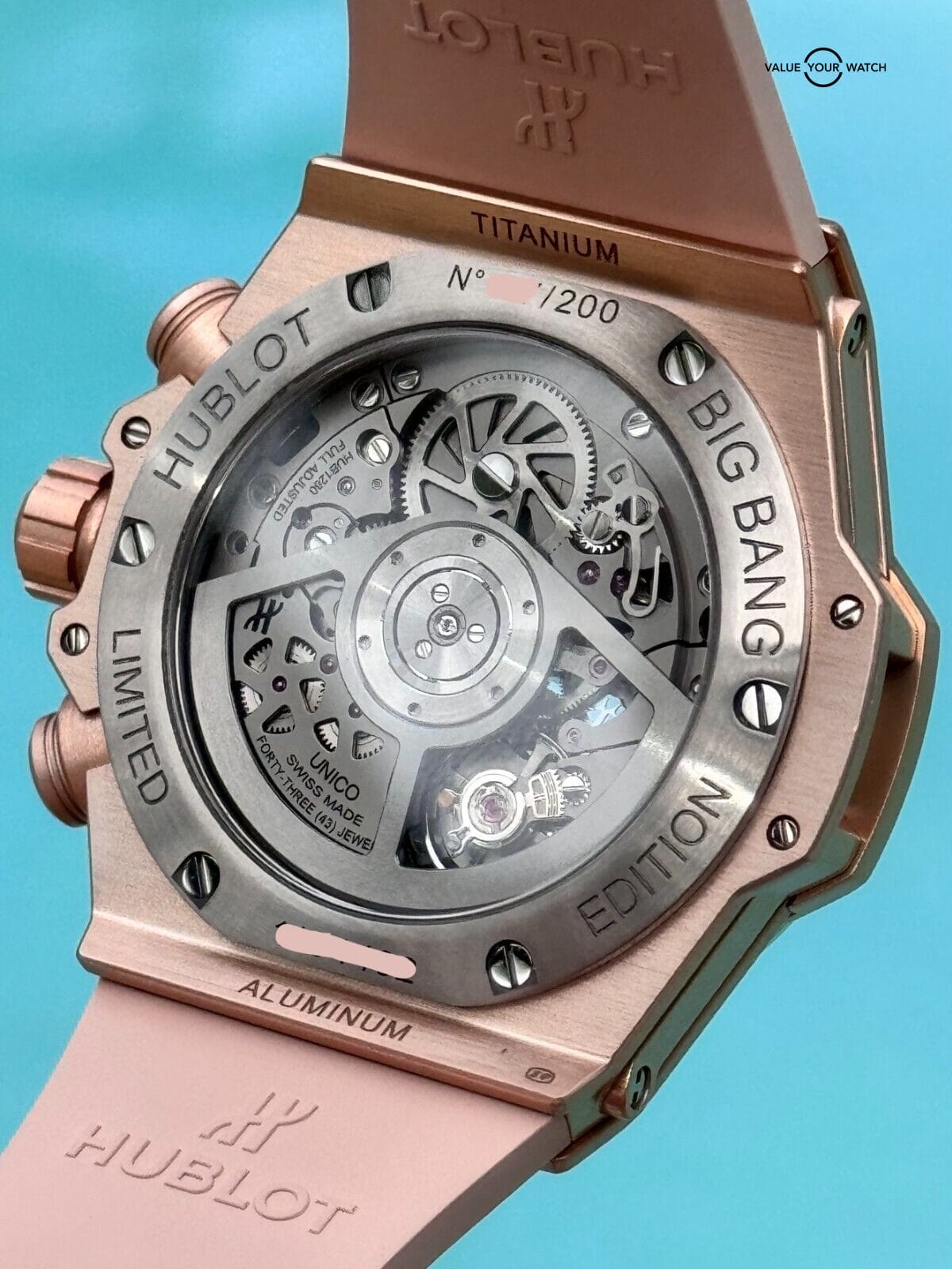 Hublot Big Bang Millennial Pink - RARE 1 of 200 Limited Collab w ...