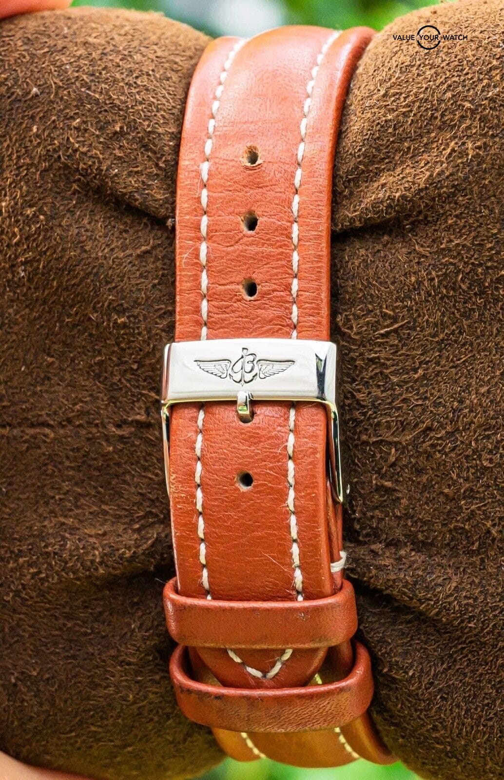 Breitling Chrono Sextant 36 mm White Dial Yellow Gold & Steel Cockpit ...