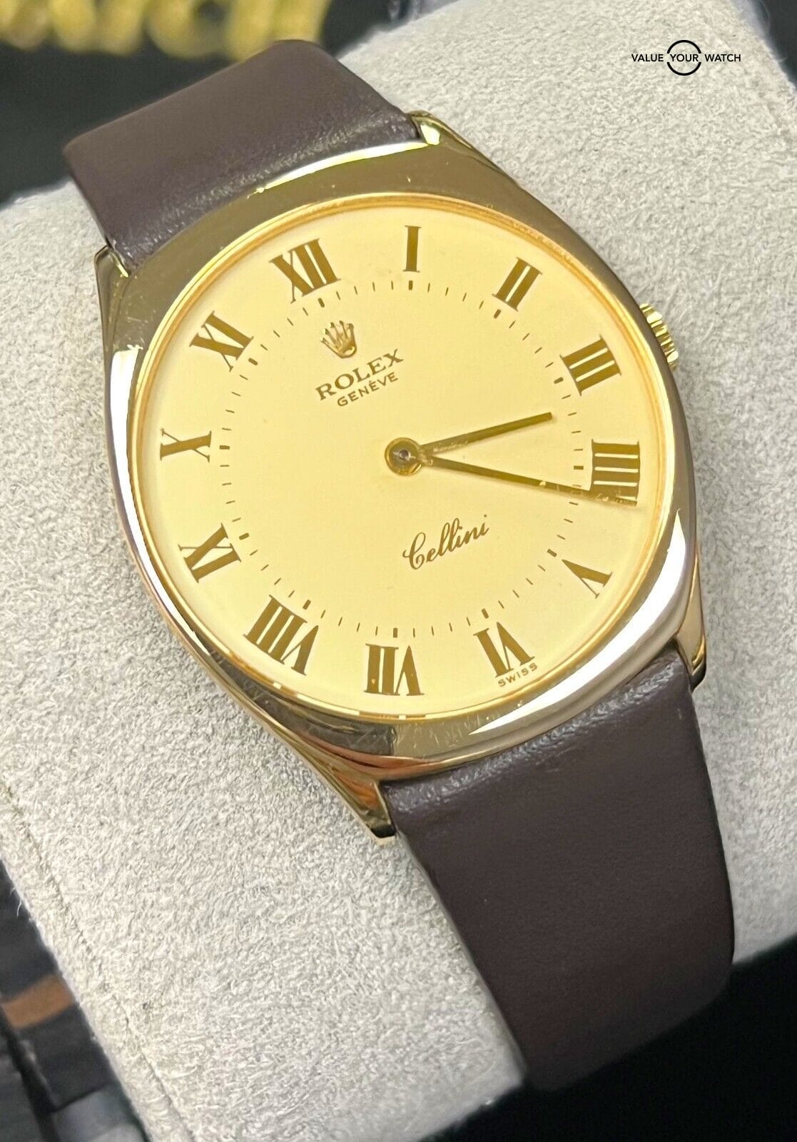 Rolex Cellini 4133 18K Yellow Gold 31mm Manual Wind | Value Your Watch