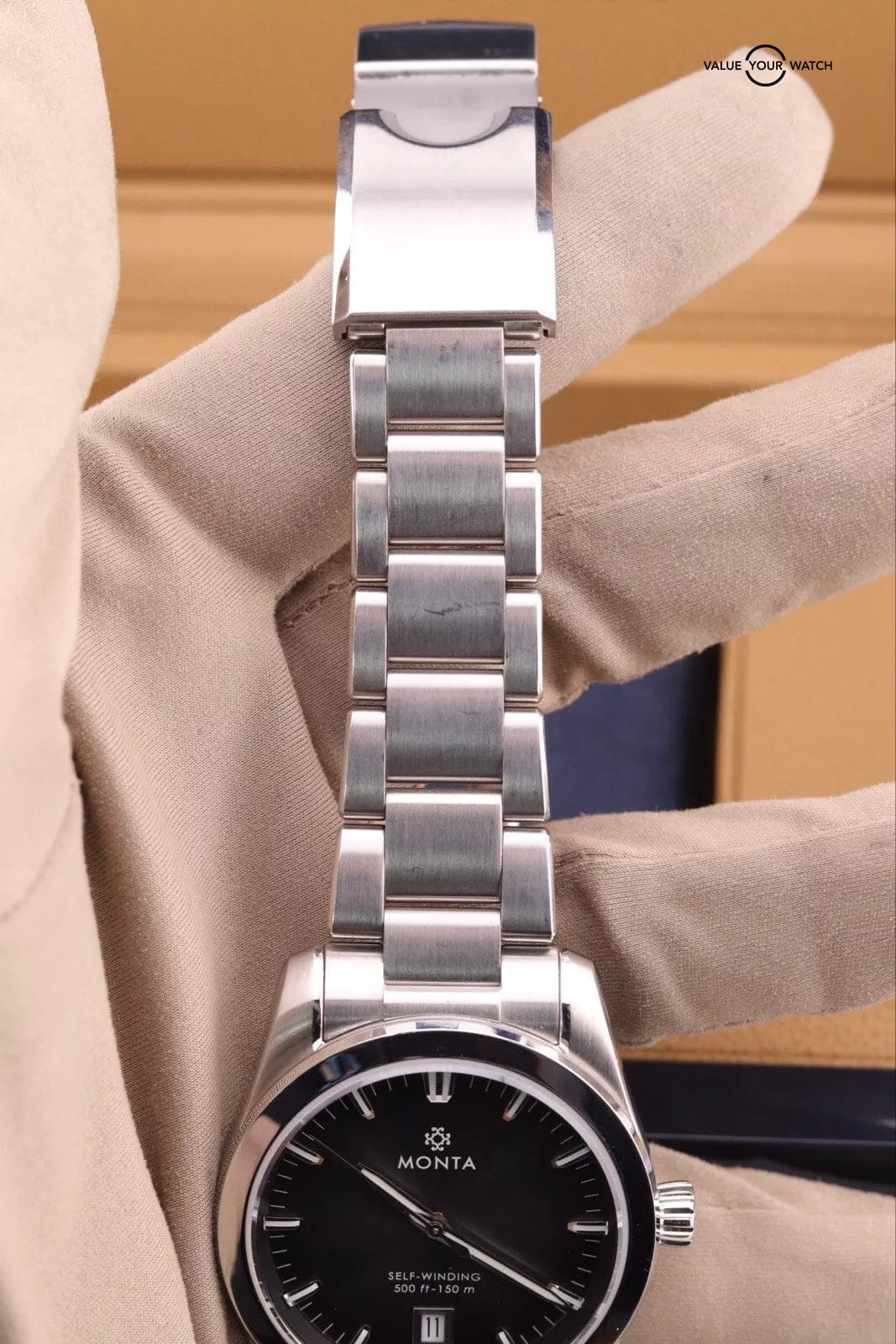 Monta Noble Anthracite Dial Watch | Sellita SW300 Automatic Watch ...