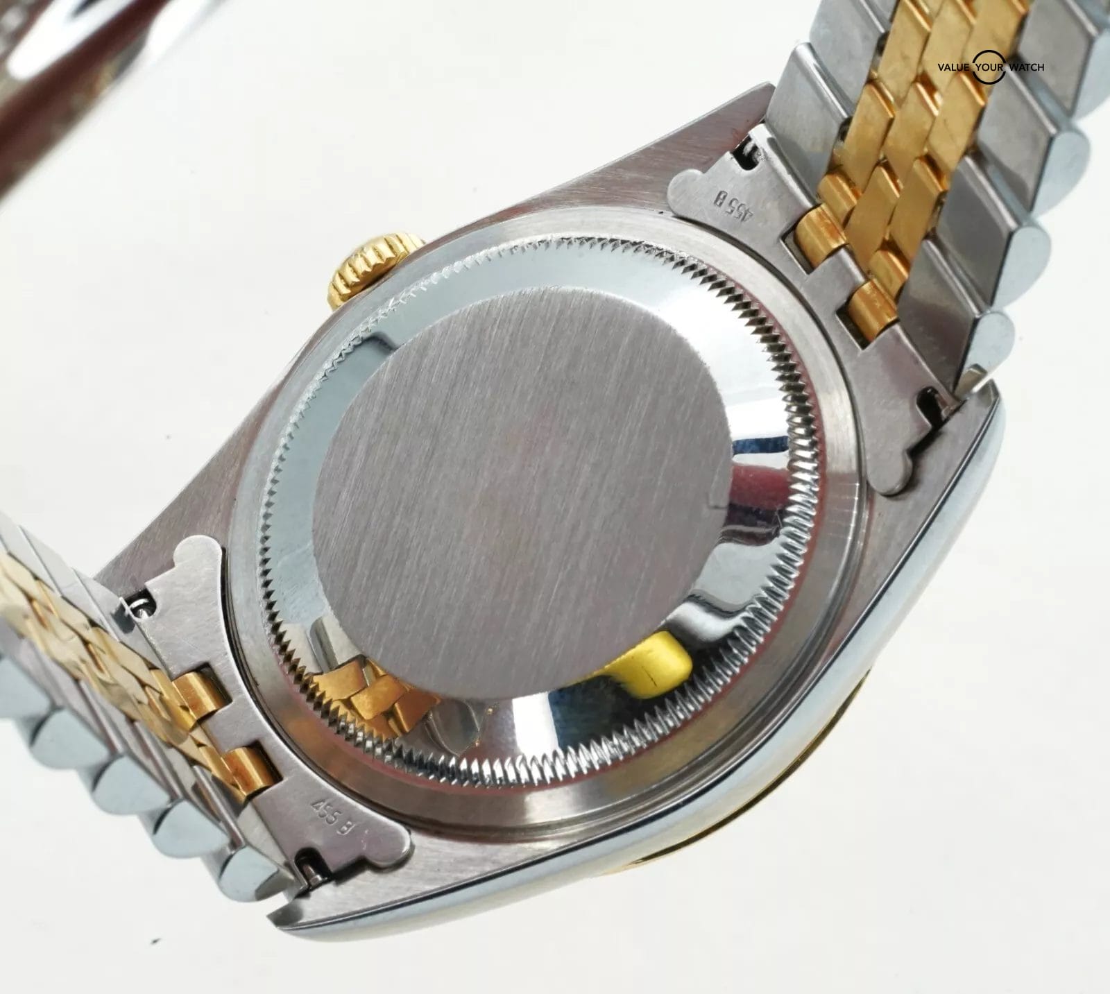 Rolex Datejust 16233 NO HOLES Black Dial 36mm 18K Yellow Gold/SS w/BOXES! | Value Your Watch