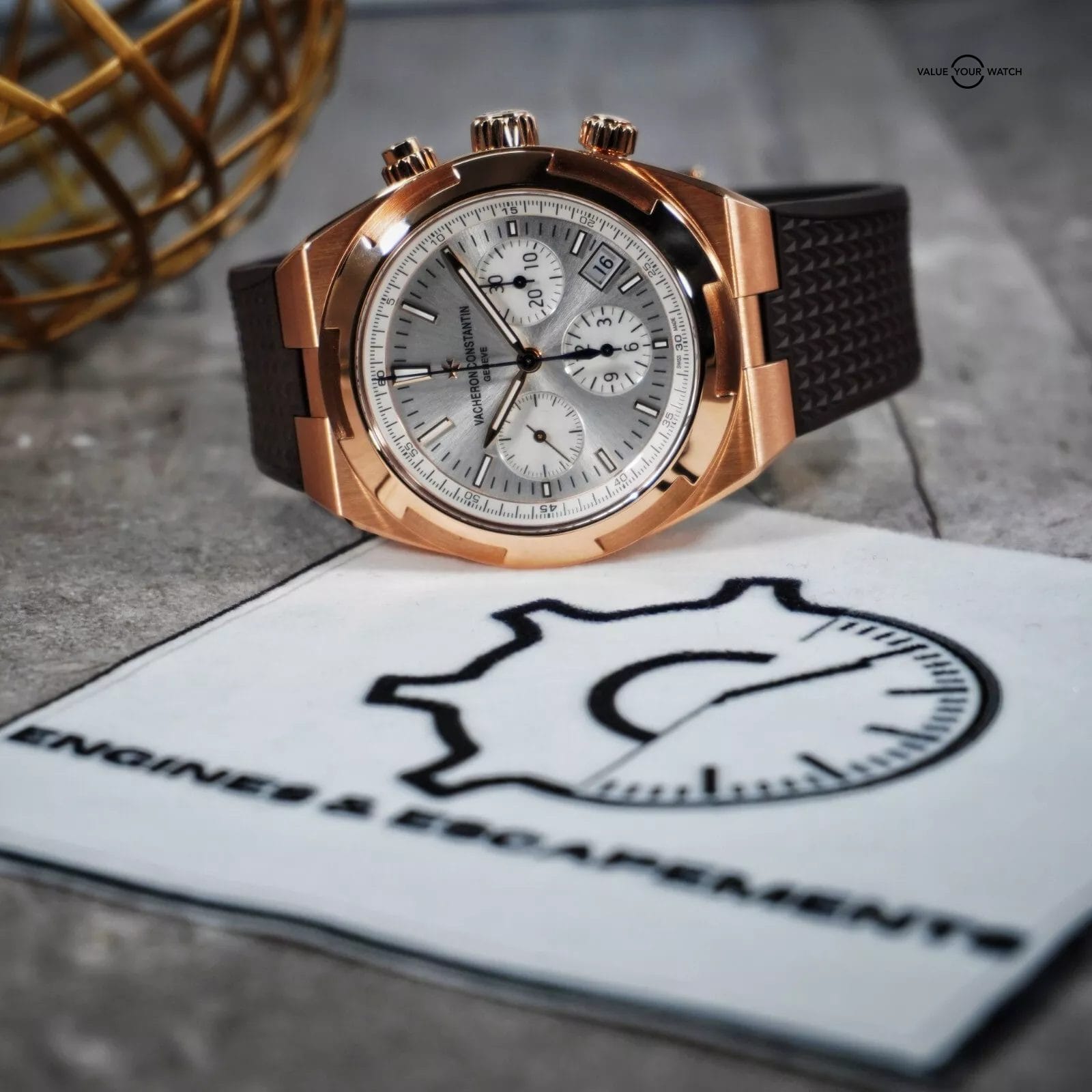 Vacheron Constantin Overseas Rose Gold Chronograph Unworn BNIB - 5500V ...