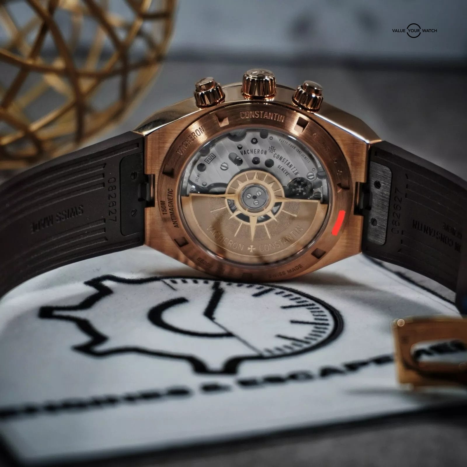 Vacheron Constantin Overseas Rose Gold Chronograph Unworn BNIB - 5500V ...