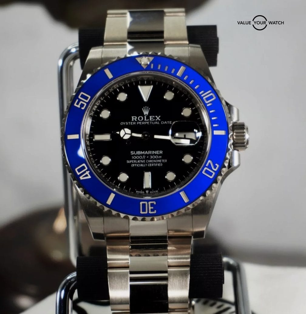 Rolex Submariner Cookie Monster 126619lb 41mm White Gold Blue Bezel Unworn Bandp Value Your Watch