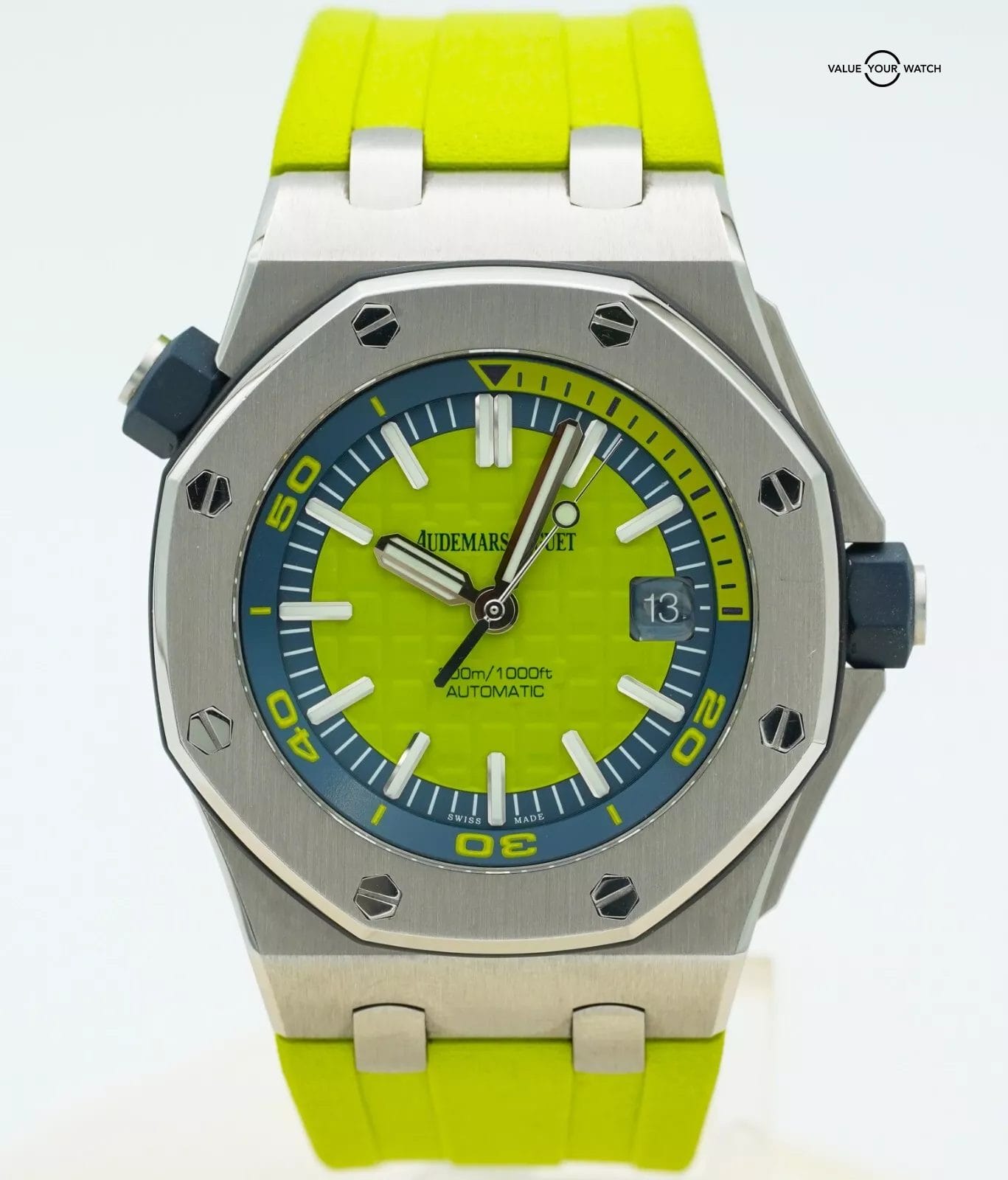 Audemars Piguet Royal Oak Offshore Diver 42mm Funky Green 15710ST.OO ...