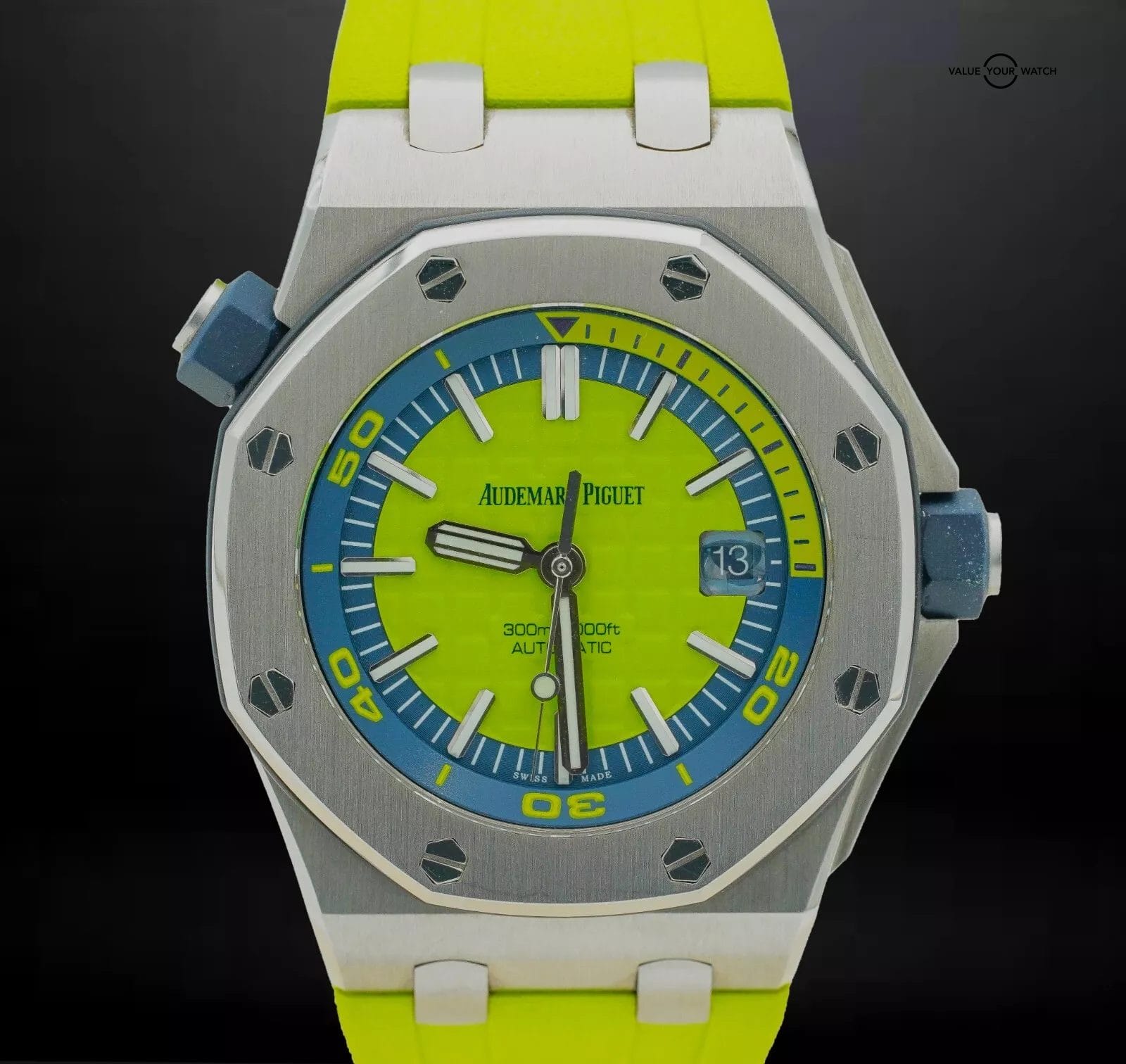 Audemars Piguet Royal Oak Offshore Diver 42mm Funky Green 15710ST.OO ...