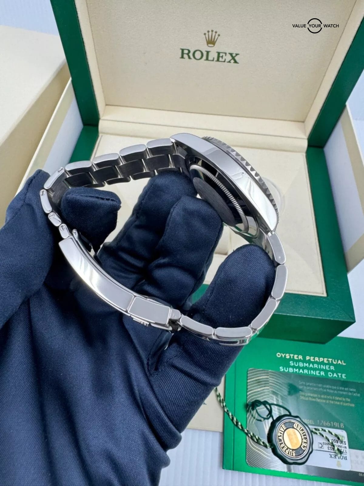 MINT 2021 Rolex Submariner Cookie Monster 126619LB 41mm White Gold Blue ...