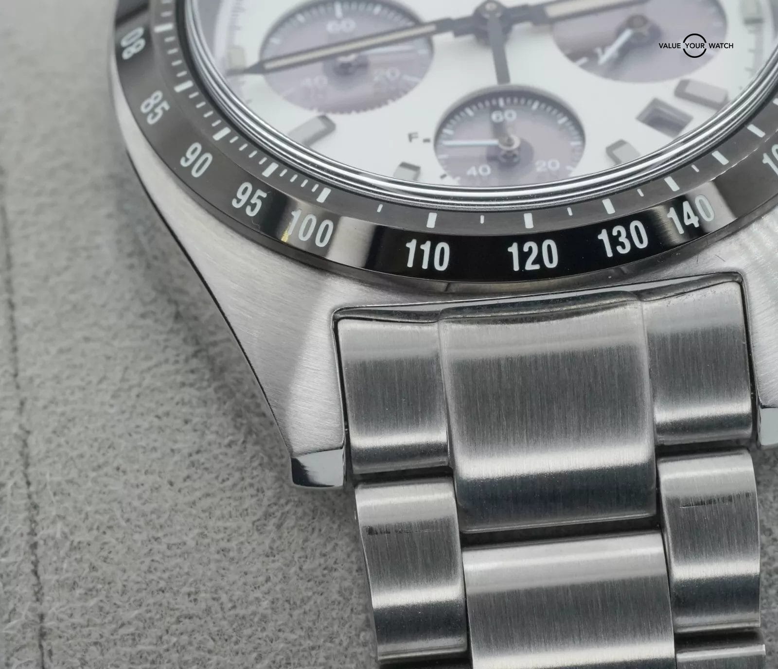 Seiko Prospex Speedtimer Chronograph SSC813 White Dial Stainless Steel ...