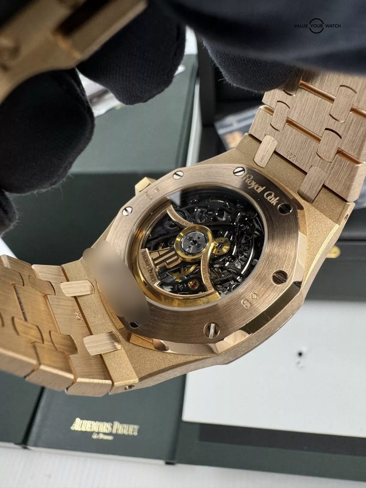 2013 Rose AP Skeleton 39mm Audemars Piguet Royal Oak Openworked Box and ...