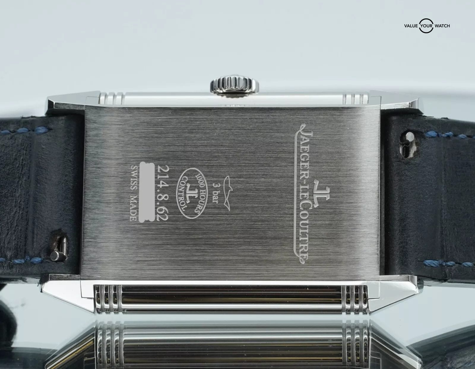 Jaeger-Lecoultre Reverso Tribute Small Seconds Q3978480 Steel Blue Dial ...