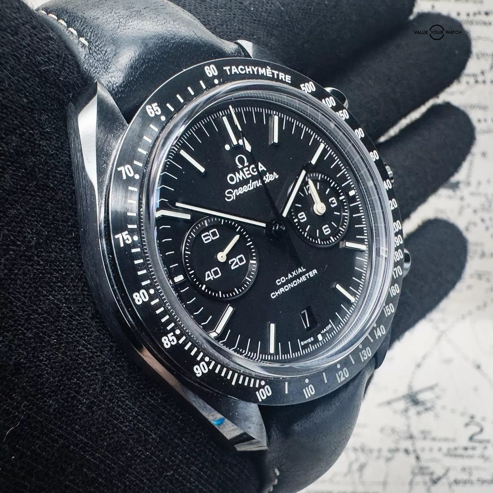 OMEGA Speedmaster Dark Side oft he Moon -Complete Set - Pitch Black ...