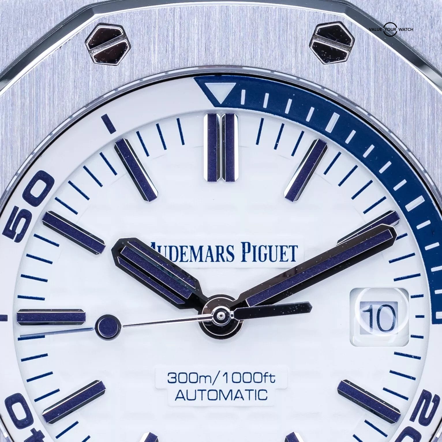 Audemars Piguet Royal Oak Offshore Diver 42mm Admiral White Blue AP ...