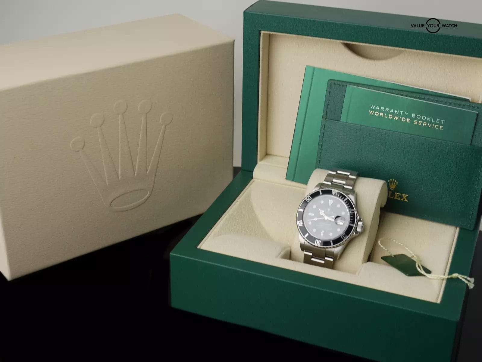 Rolex Submariner Date, ref. 16610T pre-ceramic w/ double box/manuals ...