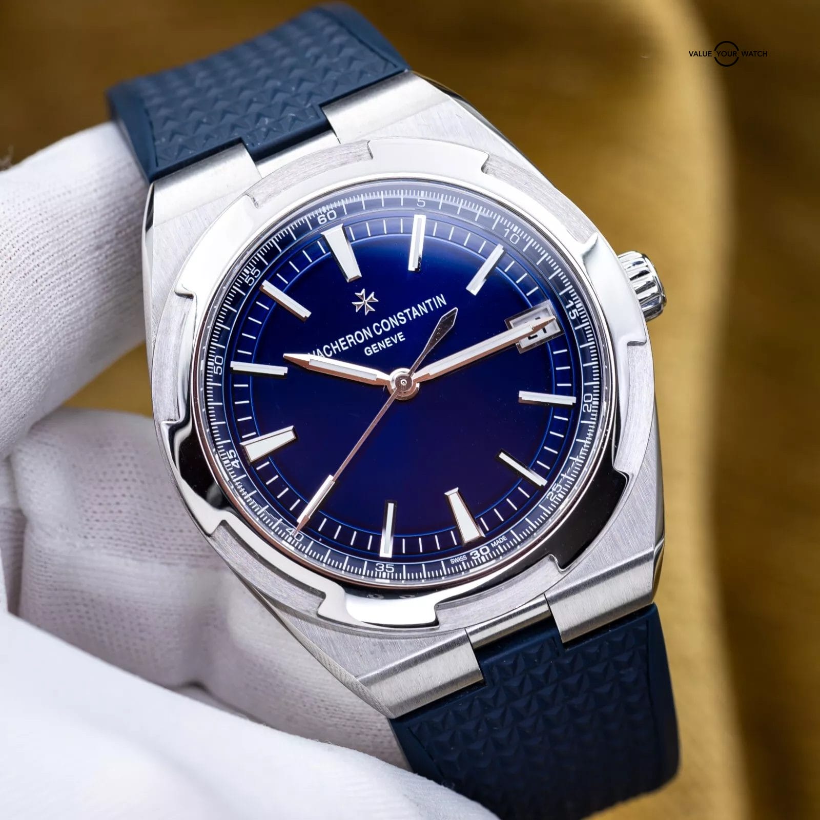 Vacheron Constantin Overseas 4500V Blue Dial VC 2022 Complete Set All ...