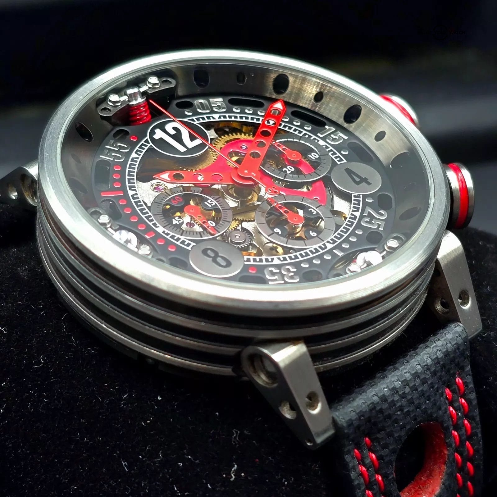 BRM V12- 44 Skeleton Racing Chronograph 44mm B.R.M. Full set! | Value ...
