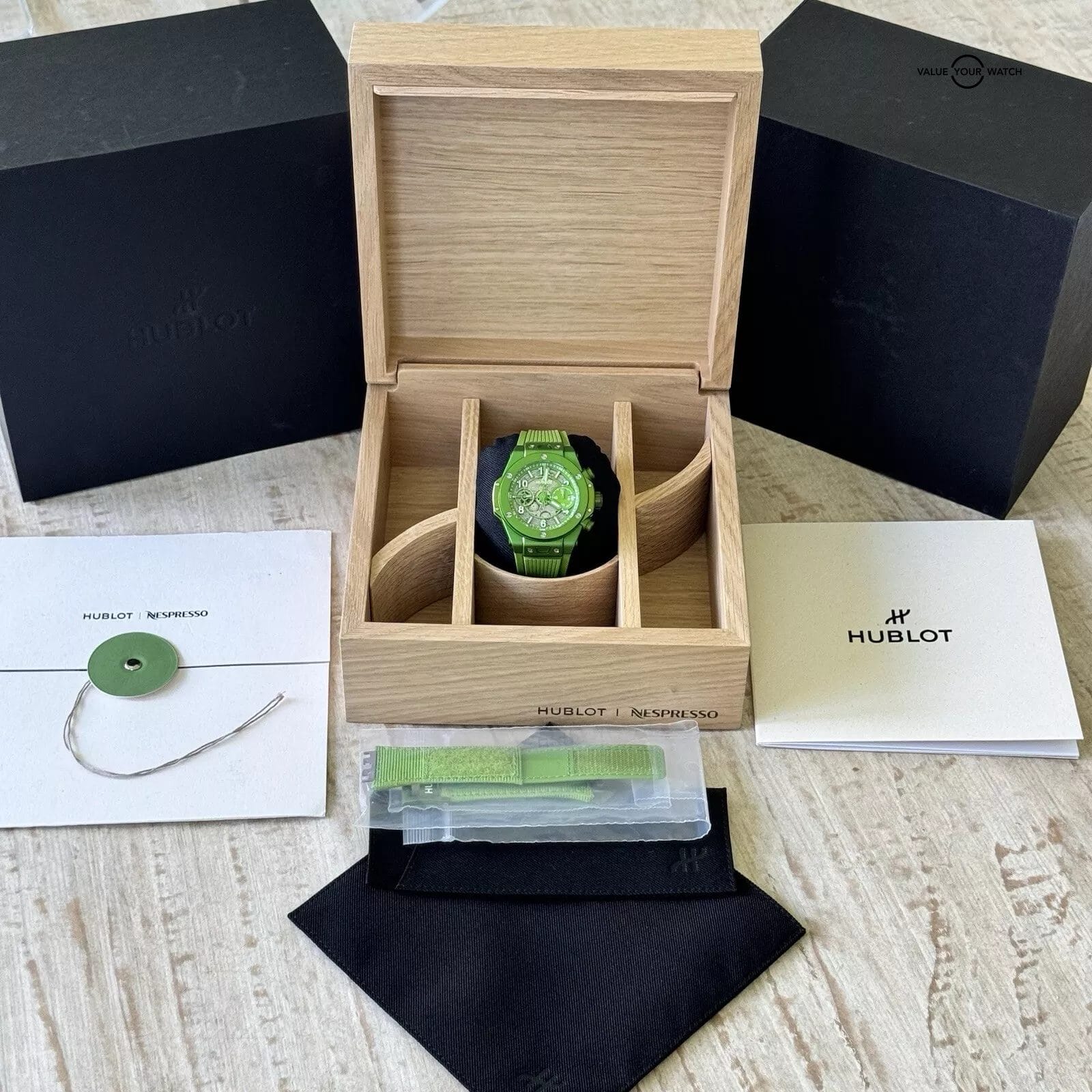 New Hublot Big Bang Unico Nespresso Origin - Pristine Full Collector’s ...