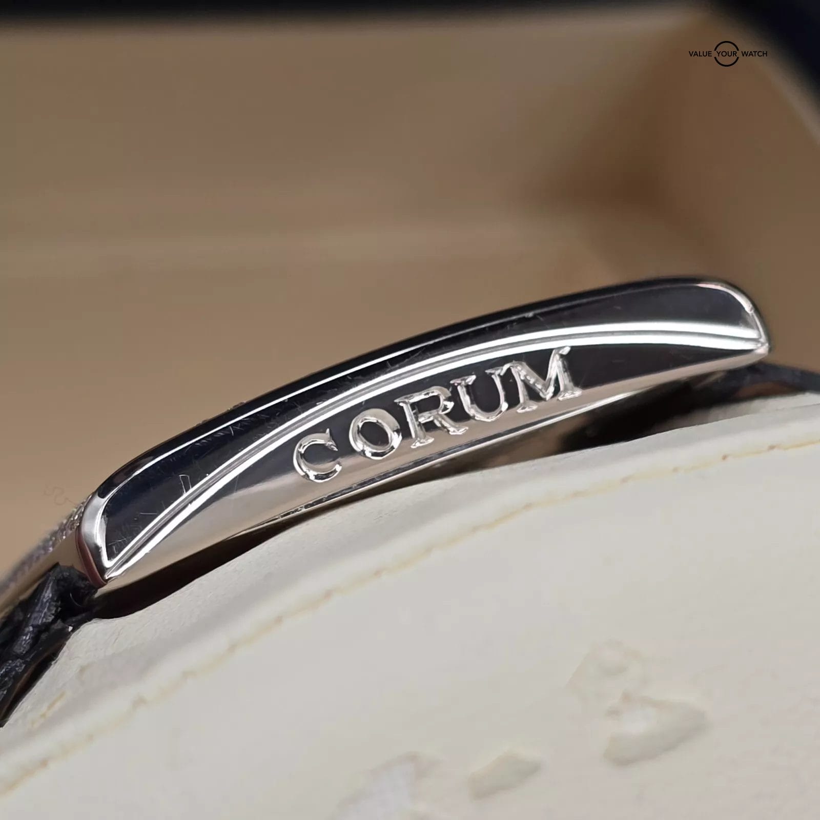 Corum Buckingham United We Stand in white gold, American Flag automatic ...