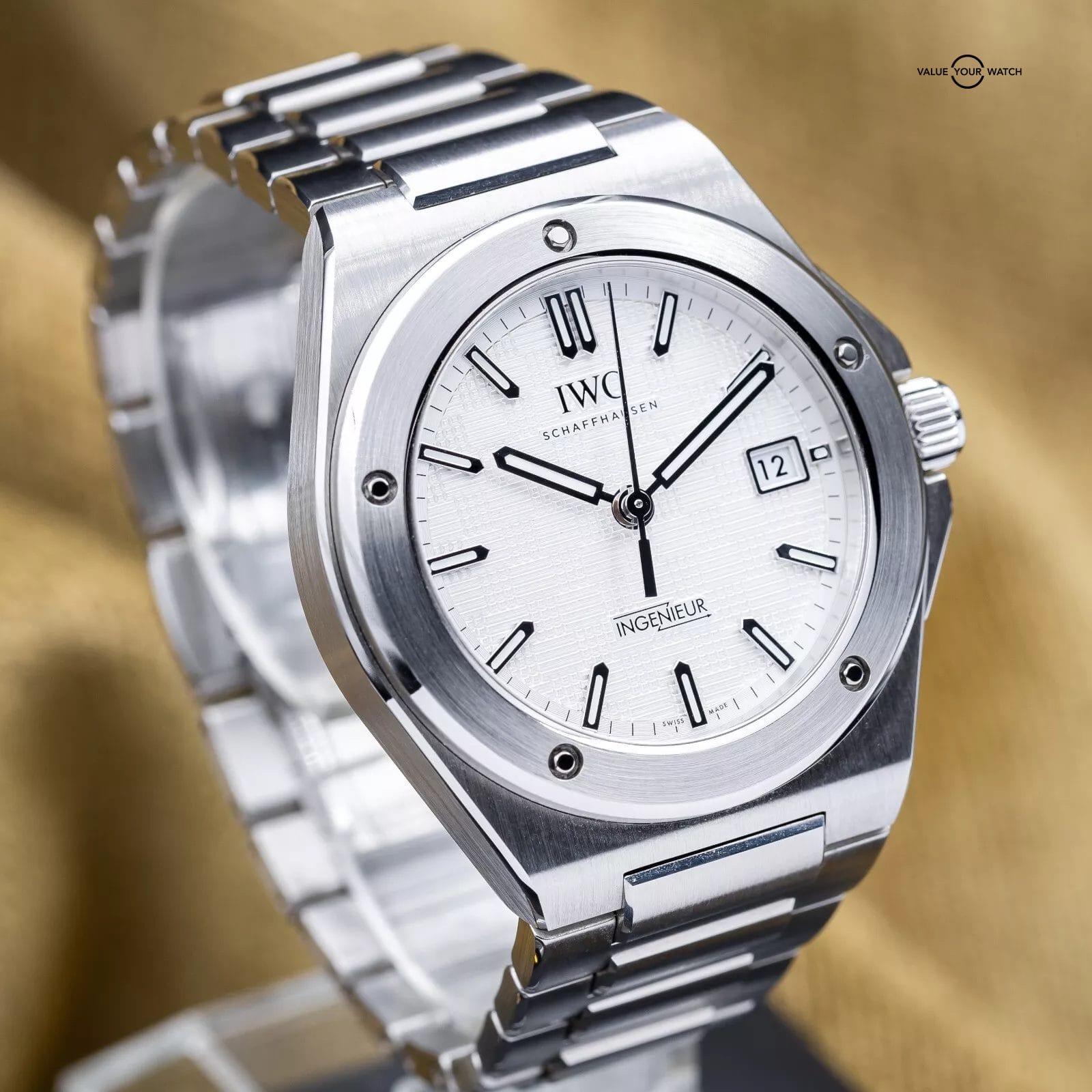 UNWORN 2024 IWC Ingenieur Automatic 40mm Silver White Dial IW328902 ...