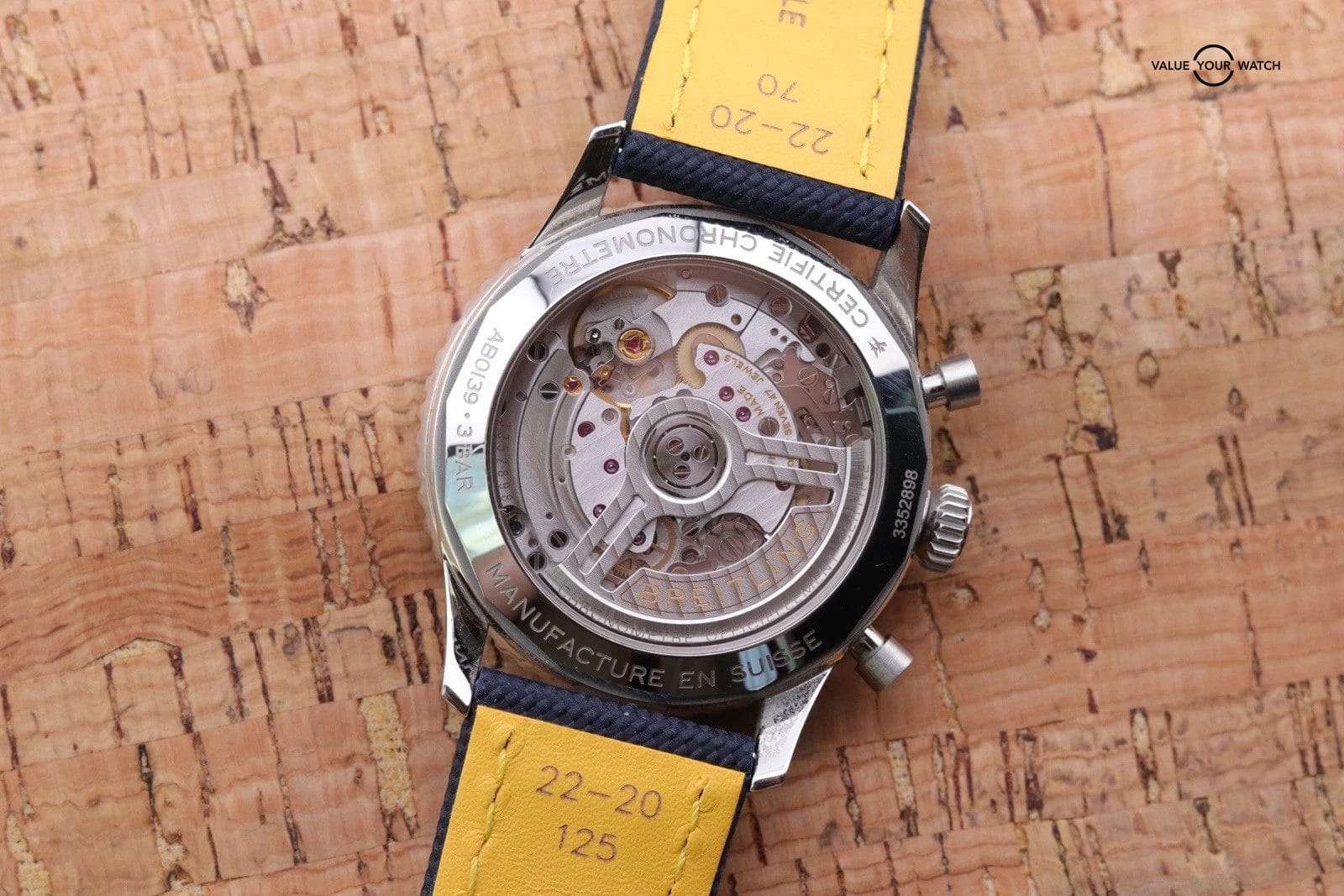 Breitling Navitimer Chronograph 41 Blue Dial Steel Mens Watch AB0139 ...