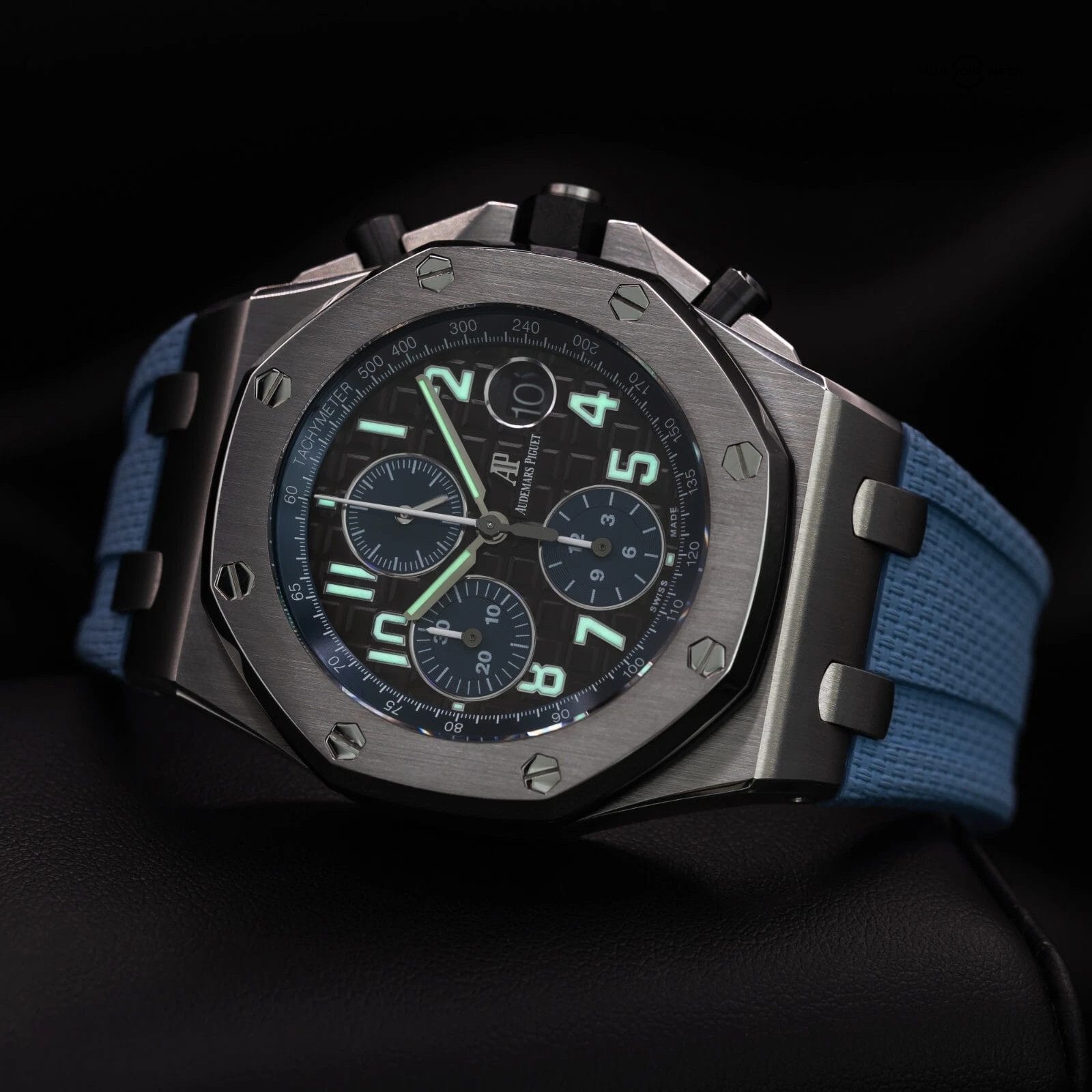 Audemars Piguet Royal Oak Offshore Chronograph Mens Black Watch "Batman ...