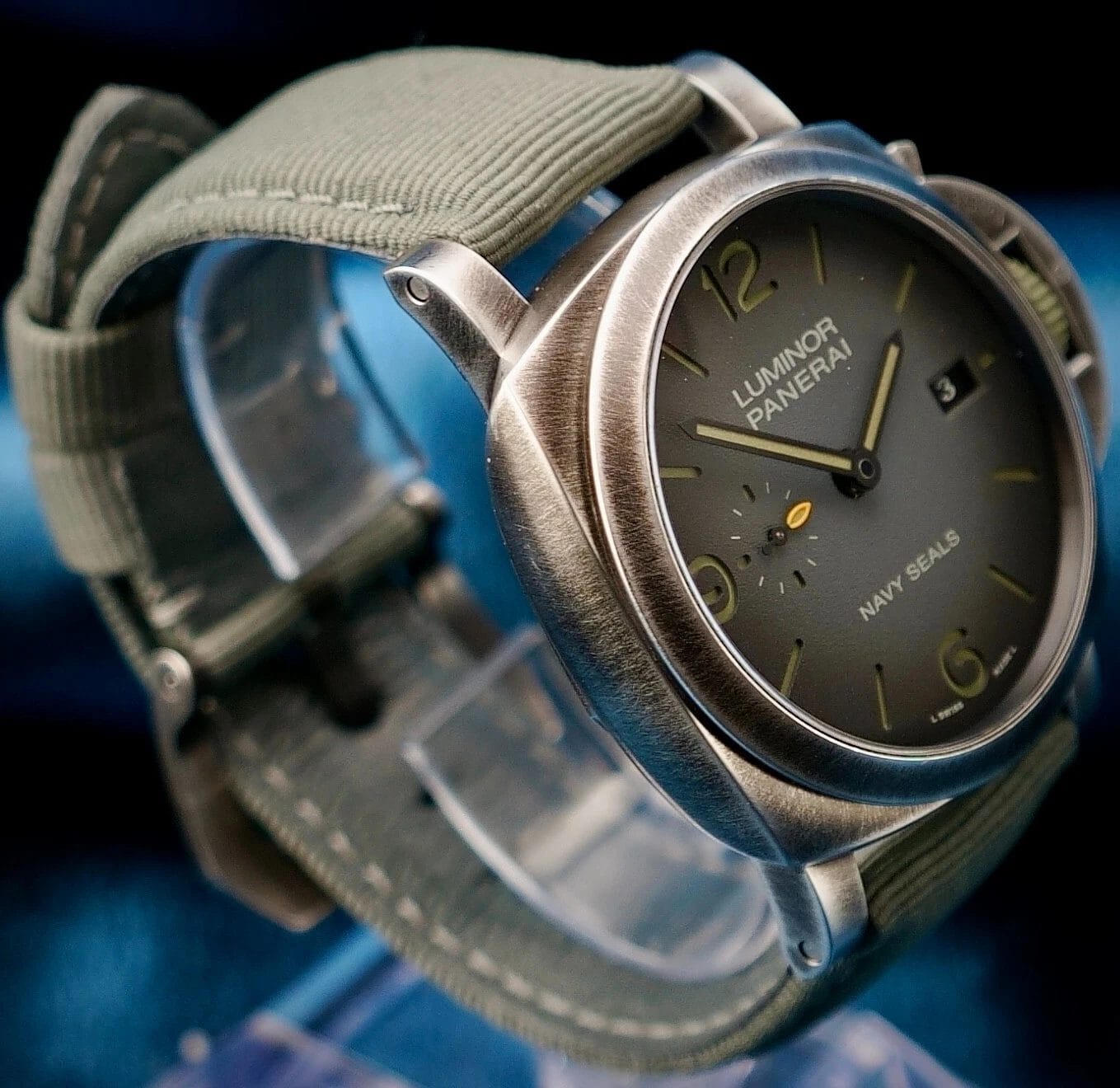 Panerai Luminor Marina Navy SEALS 44mm, PAM01412, Full Set | Value Your ...