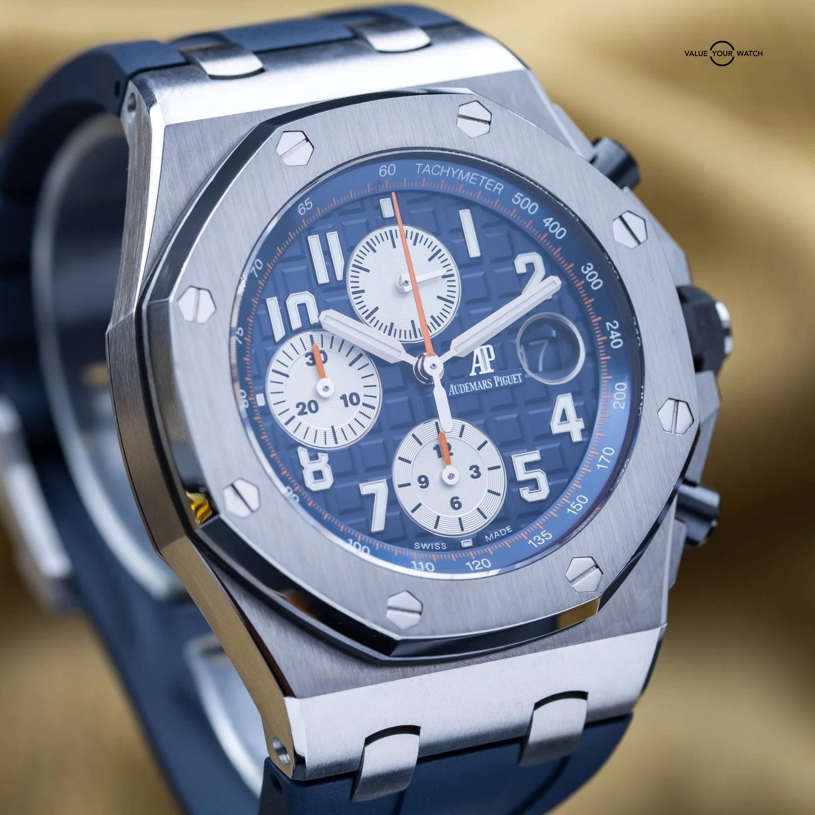 Audemars Piguet Royal Oak Offshore Chrono 42mm AP Navy Steel 26470st ...