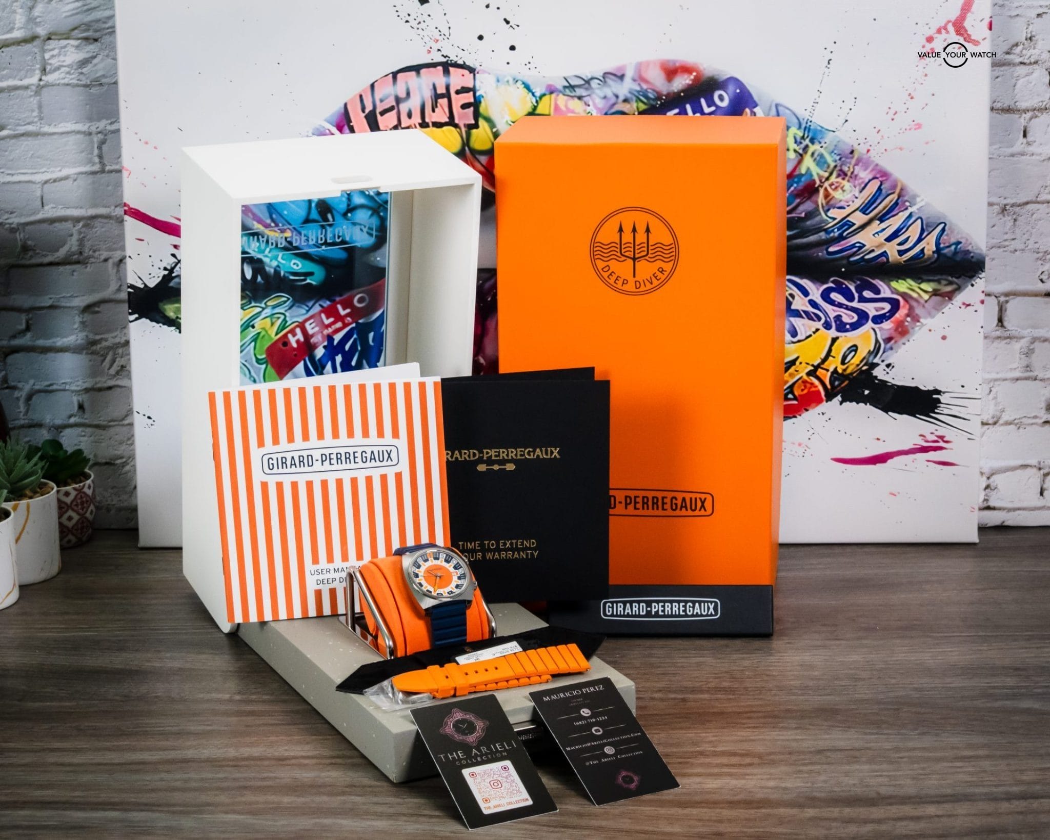 Girard Perregaux Deep Diver Bamford Edition BOX & PAPERS - 39500-21 ...