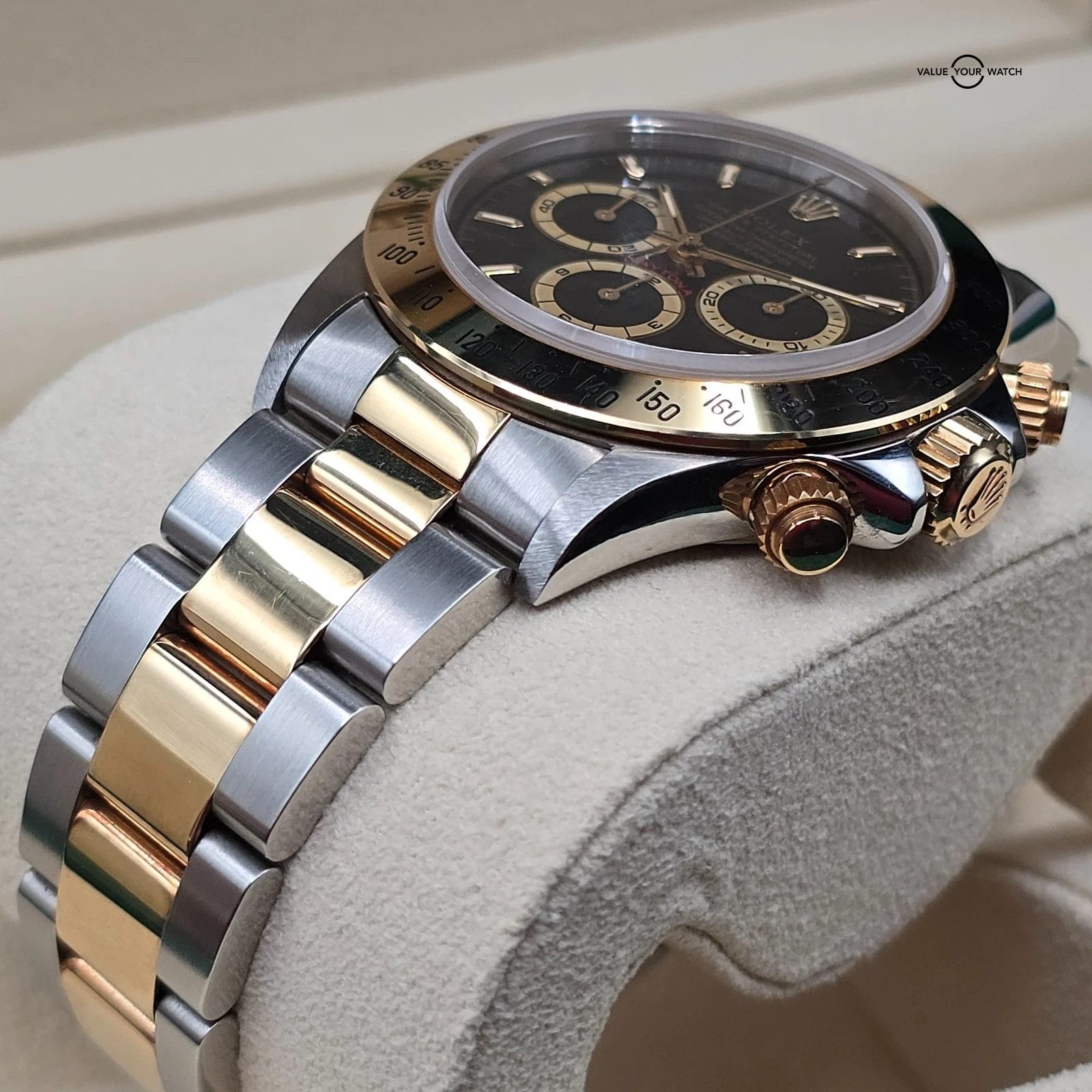 Rolex Daytona two tone, 4030 Zenith era 1995 full set! UNPOLISHED ref ...