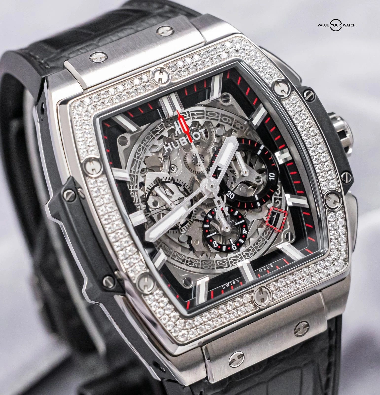 Hublot Spirit of Big Bang Titanium Diamonds 45mm Complete 601.NX.0173 ...